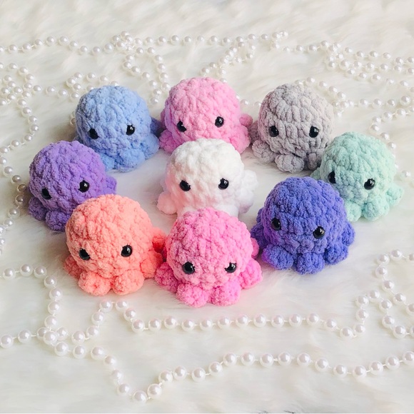 Hand Crafted | Other | Under The Sea Collection Of Mini Octopuses 9 Pc ...